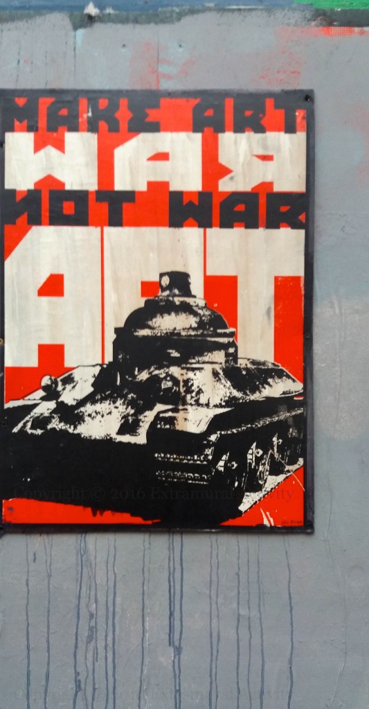 Make Art Not War – Extramural Activity